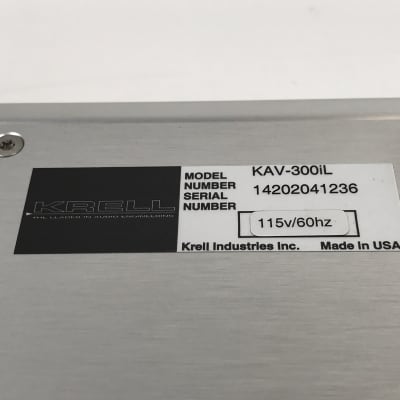 Krell KAV-300il Integrated Stereo Amplifier | Reverb