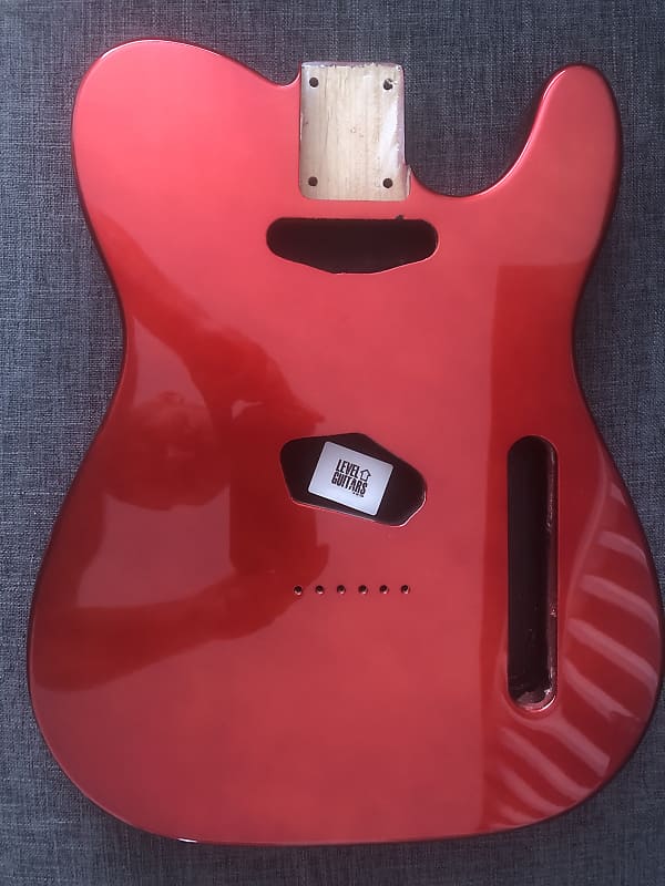 Level Up Guitars Alder Tele Body - Candy Apple Red | Reverb