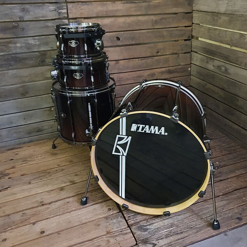 Drum Kit Tama Superstar Custom Hyperdrive Dark Mocha Fade | Reverb