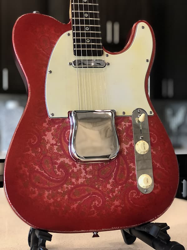 CustomBuild Relic Model T - Red Pink Paisley | Reverb