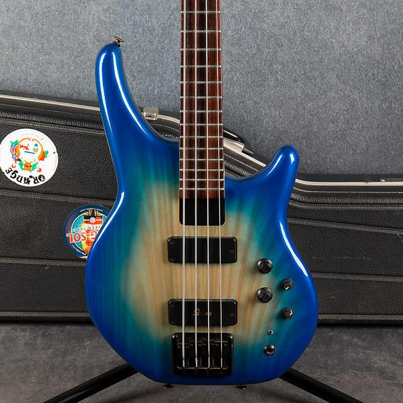 Status Eclipse 4 Bass - Blue Burst - Hard Case - 2nd Hand | Reverb