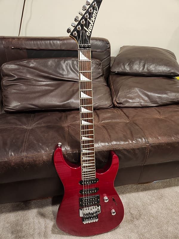 Jackson DK-2 Dinky Transparent Red Japan MIJ | Reverb