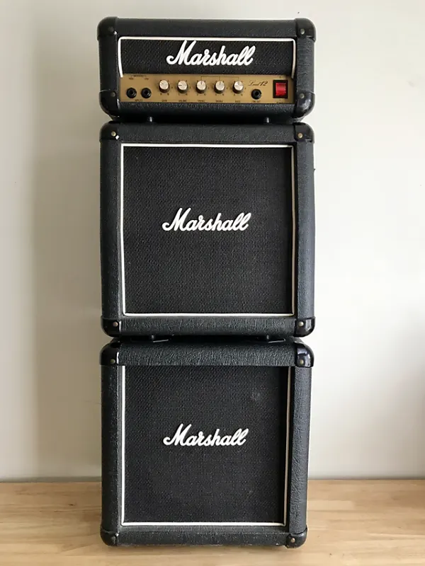 1987 Marshall Lead 12 Mini Stack Amplifier - Celebrity Owned! | Reverb