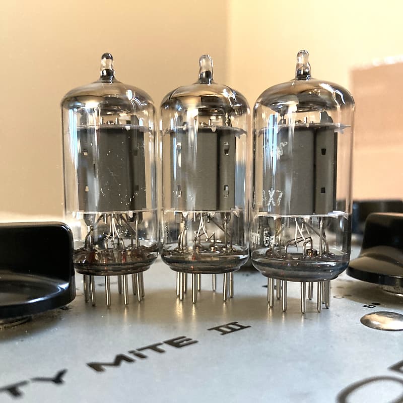 3x Telefunken Smooth Plate 12AX7/ECC83 Tubes - Diamond Bottom | Reverb