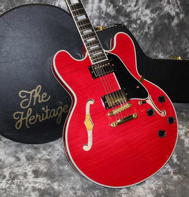 2005 Heritage - H-555 Custom - Cherry Translucent | Reverb