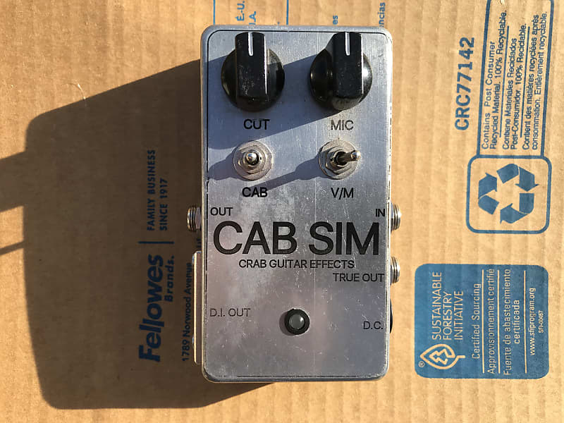 Crab Custom Guitar Effects Cab Sim DI All-Analog Box Pedal - | Reverb