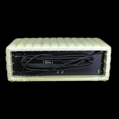 Kustom K250 Naugahyde Tuck n Roll Head, Silver | Reverb