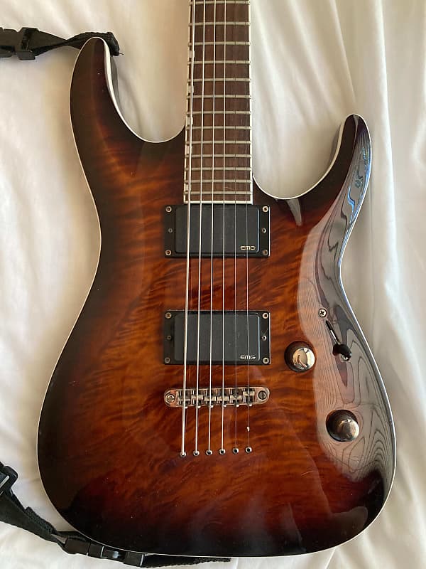 ESP LTD MH-401 NT 2015 - Dark Brown Sunburst | Reverb