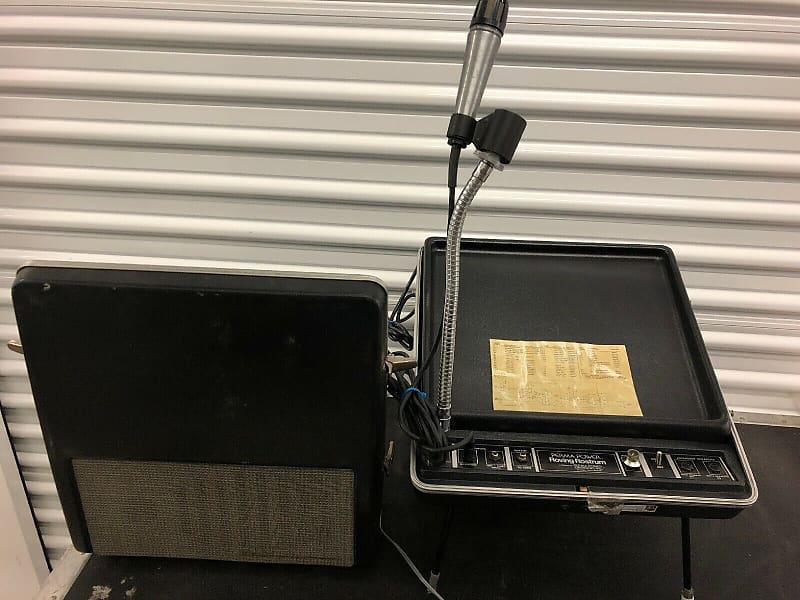 Perma Power Roving Rostrum S-112 Vintage portable podium | Reverb