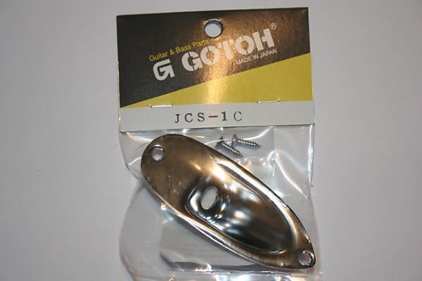 GOTOH JCS-1C socket mounting pad (jackplate), Fender style, | Reverb