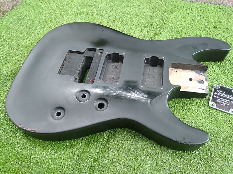Schecter Dual Hum Floyd Rose Super Strat Body And Neck Plate | Reverb