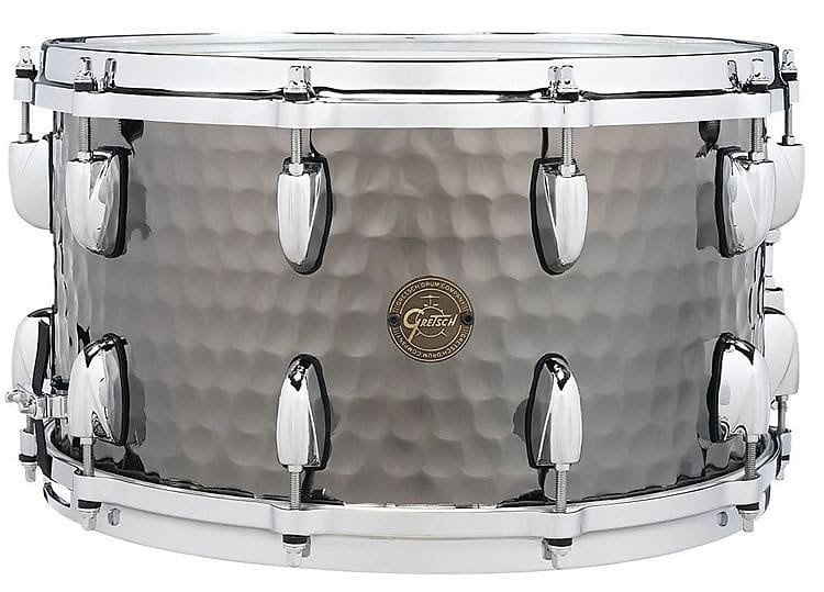 Gretsch Snare Full Range 14 x 8 Black Hammered | Reverb