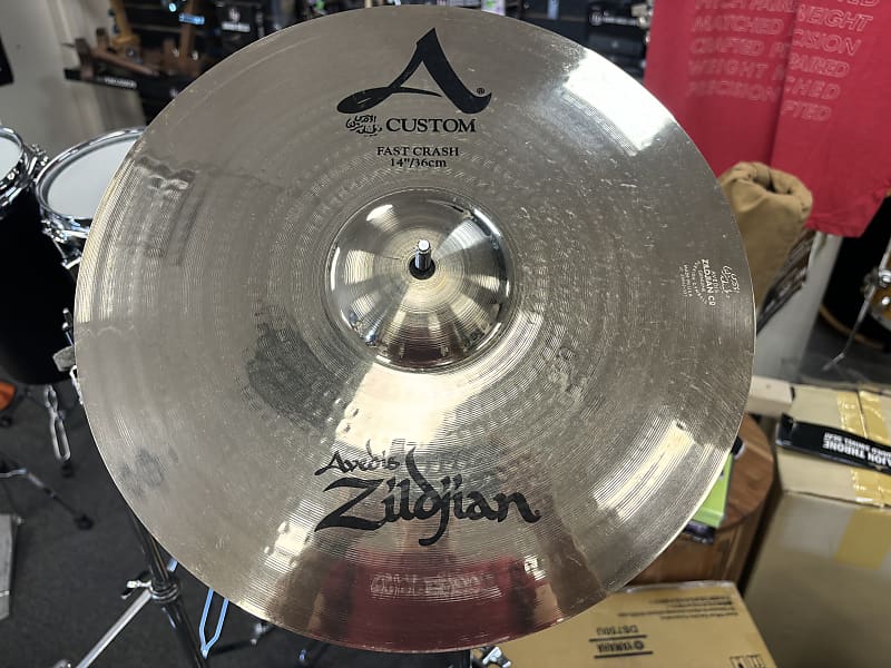 Zildjian 14" A Custom "Fast" Crash 2021 - Brilliant | Reverb