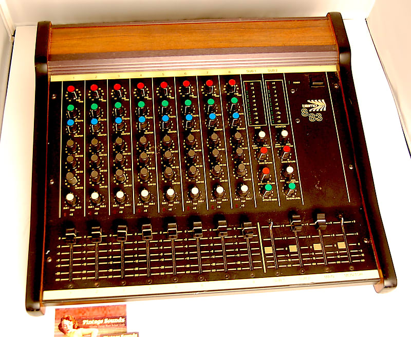 BiAmp 883 vintage 8-channel Mixer 1970s | Reverb