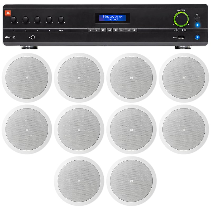 JBL VMA1120 Commercial/Restaurant 120W 70v Amplifier+10) JBL | Reverb