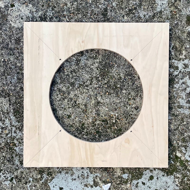 Handmade 12" speaker cut out router template - 1x12 - 2x12 - | Reverb