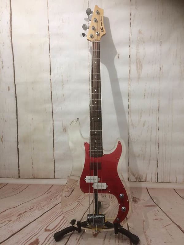 Axl Acrylic Player Deluxe 4 String Bass Fully Serviced & Set | Reverb