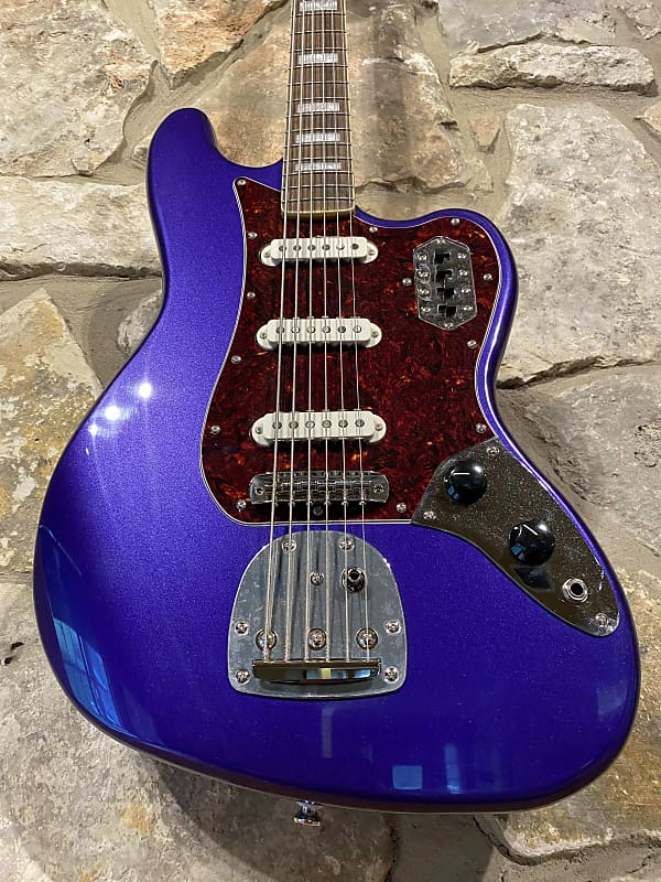 Squire Bass VI - Metallic Purple with matching headcap! MINT | Reverb