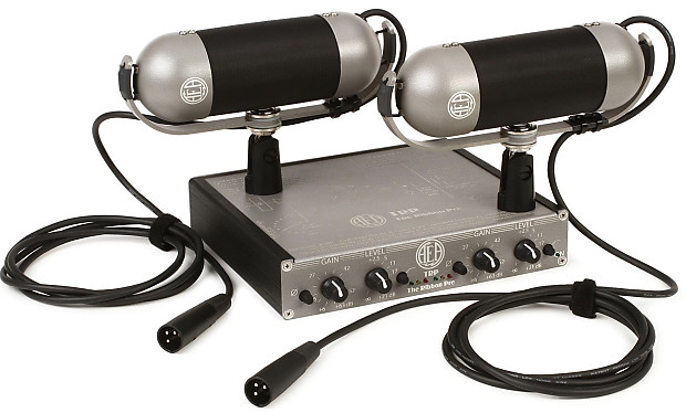 Pair of AEA R92 Ribbon Microphones, TRP Preamp and Carry Case | Reverb