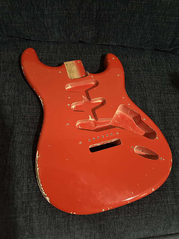 MJT Wildwood ‘63 Strat 2023 - Fiesta Red Relic | Reverb