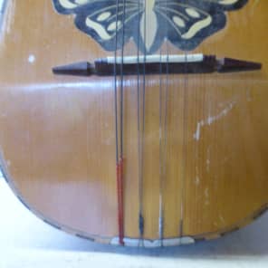 Vintage 8 string Bowl Back Mandolin butterfly inlay | Reverb