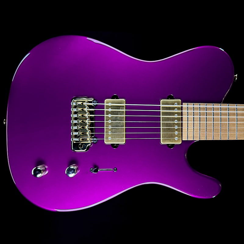Kiesel Solo 7 - Grape Jelly Metallic - Roasted Maple | Reverb Canada