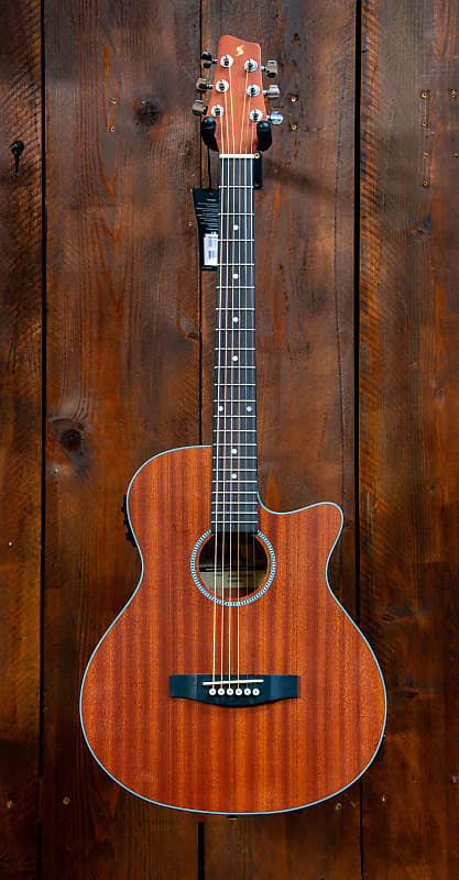 Stagg SA25 Auditorium Cutaway Electro Mahogany | Reverb