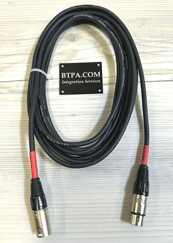 BTPA.com 15 Foot Microphone Cable | Reverb
