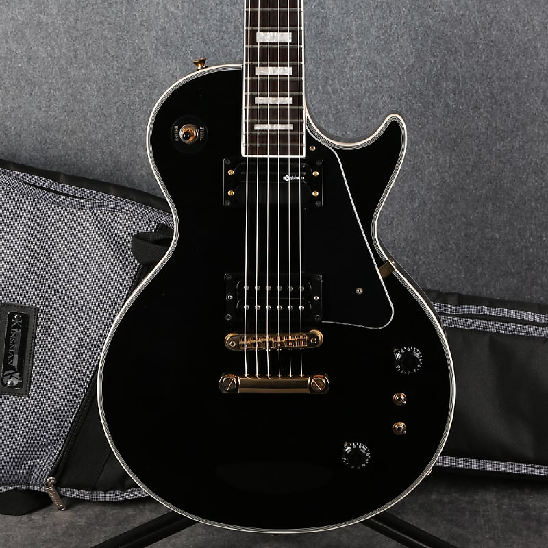 Fernandes Burny RLC-95s Sustainer - Black - Gig Bag - 2nd | Reverb UK