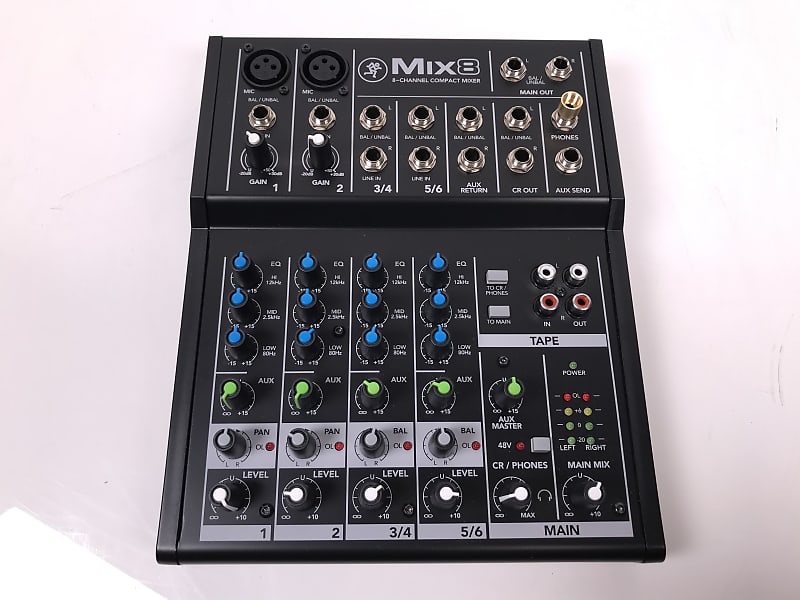 Mackie Mix8 8-Channel Compact Mixer | Reverb