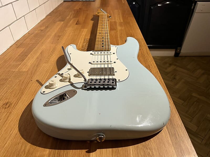 Suhr Classic S Antique Left Handed Strat, Sonic Blue - Custom | Reverb
