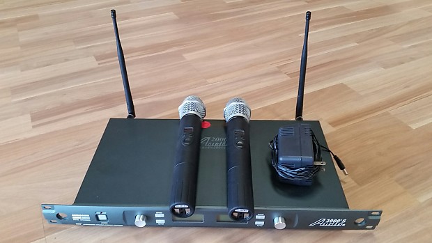 Audio 2000s AWR6546DU Dual Channel UHF Handheld Wireless Mic | Reverb