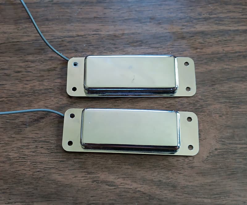 Teisco Guyatone style goldfoil like surface mount single coil | Reverb