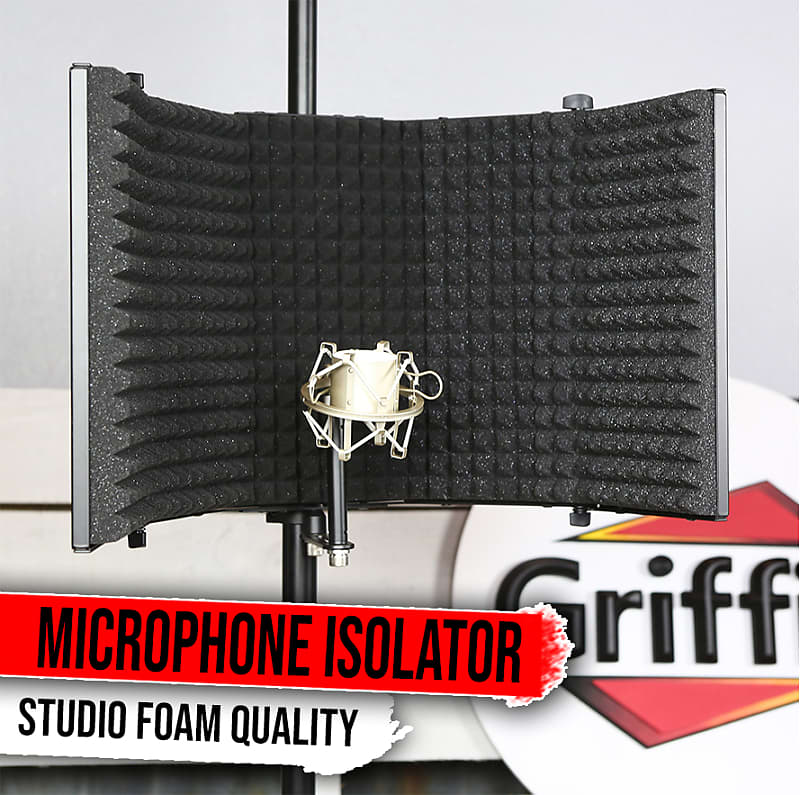 Studio Microphone Diffuser Isolation Sound Absorber Foam | Reverb