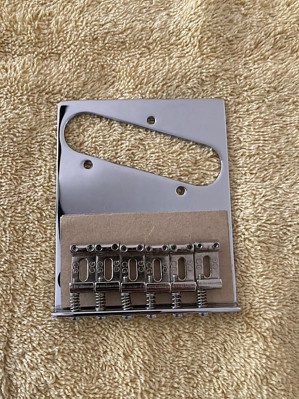 Fender American Std Tele Bridge - Chrome | Reverb
