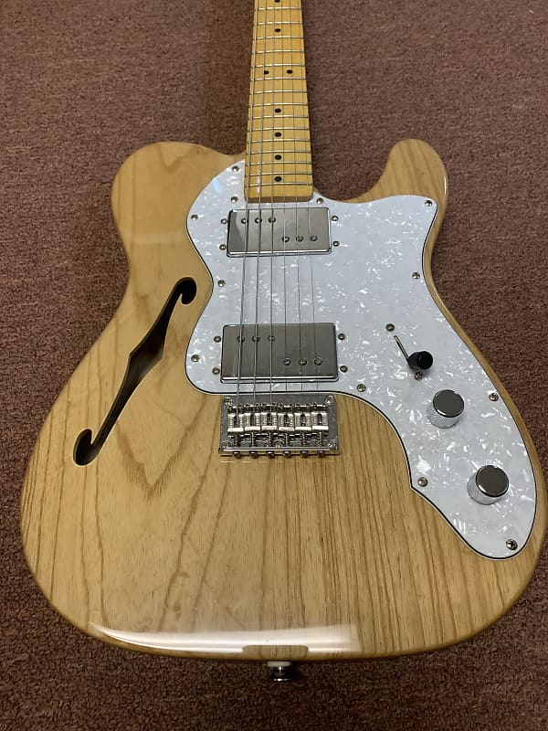 Fender Squier Classic Series '72 Telecaster Thinline Natural | Reverb