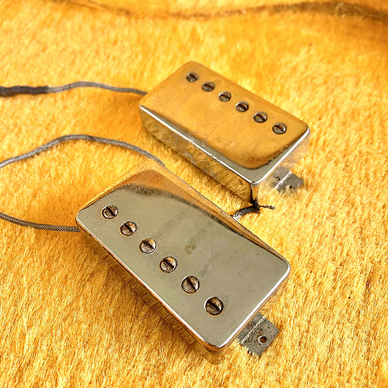 Gibson Tarback humbucker pickups c 1970’s Chrome original | Reverb UK