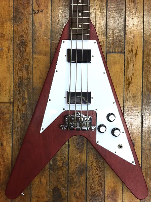 Gibson Limited Run Flying V Bass Faded 2012 Worn Cherry | Reverb