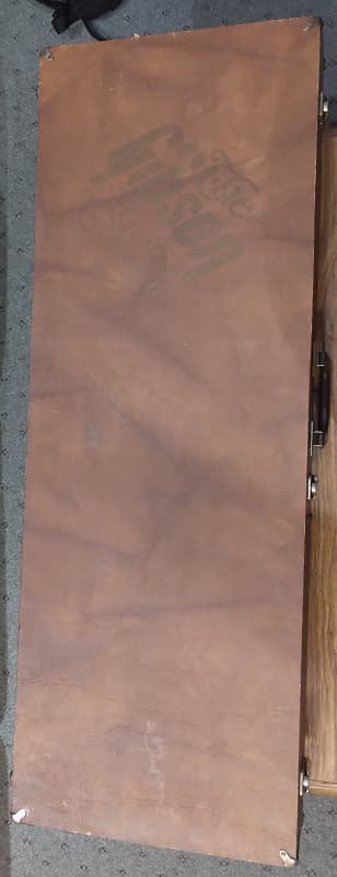 Gibson Rectangular Hard Case Sonex 80s - Brown | Reverb