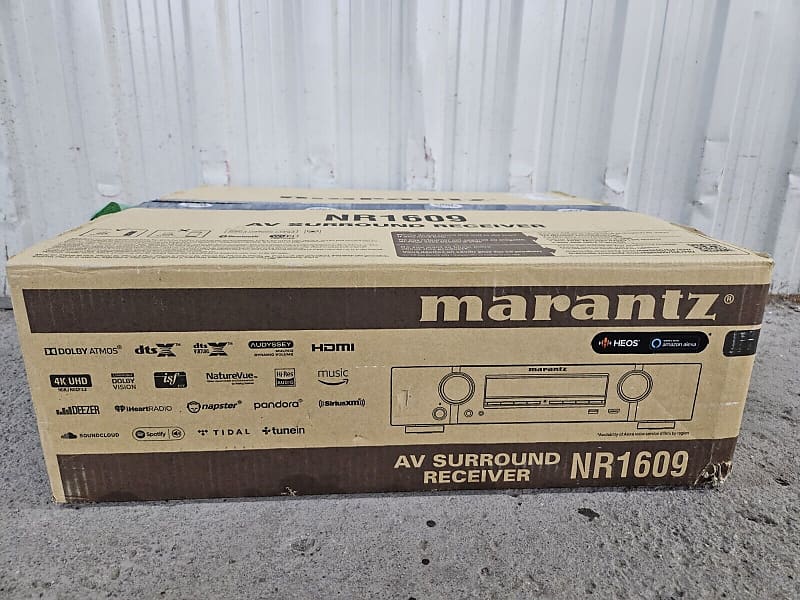 Marantz NR1609 Smart AV Receiver 7.2 Channel 4K, Black | New | Reverb