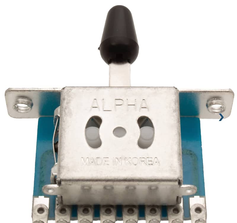 CE Distribution 5-Way Blade Switch, Black Tip | Reverb