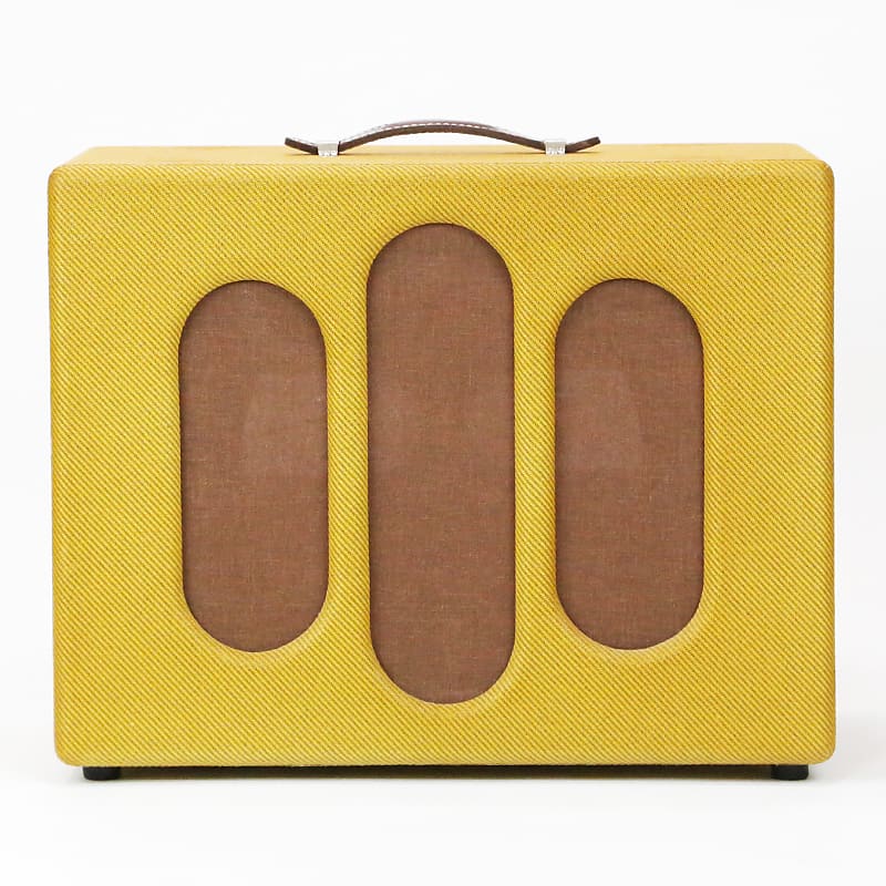 2005 Kerry Wright 12” Art Deco Tweed Speaker Cabinet Very | Reverb