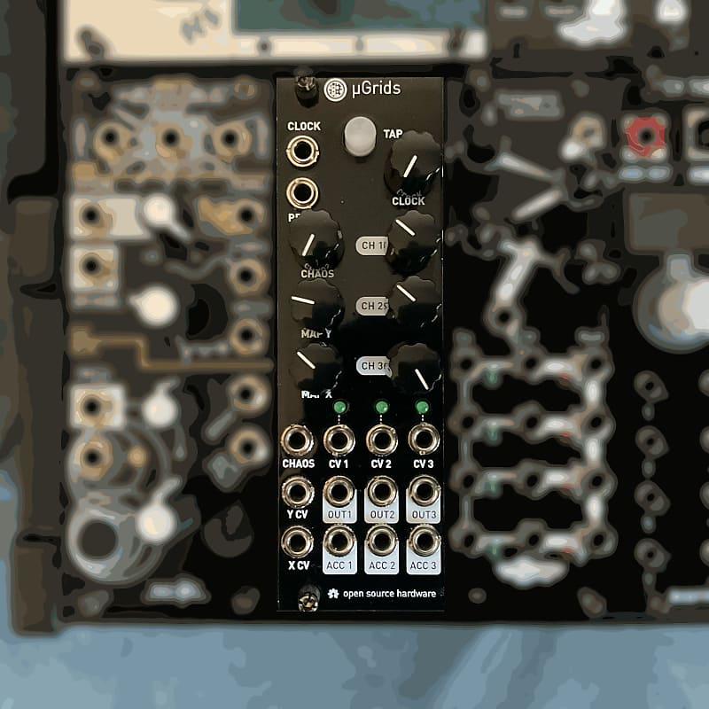 uGrids - Topographic Drum Sequencer w/ Black Metal Panel | Reverb