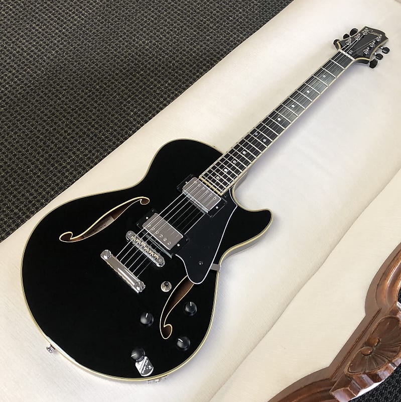 Bill Comins GCS-1ES, Spruce Top, Black, 2023 | Reverb