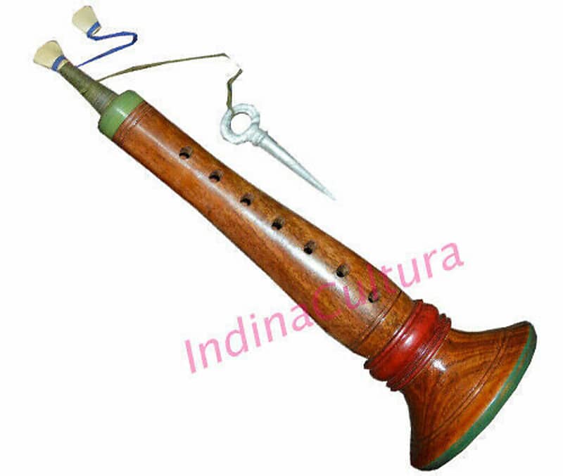 Handmade New Musical Instrument Shehnai Weddings Brown Wood | Reverb