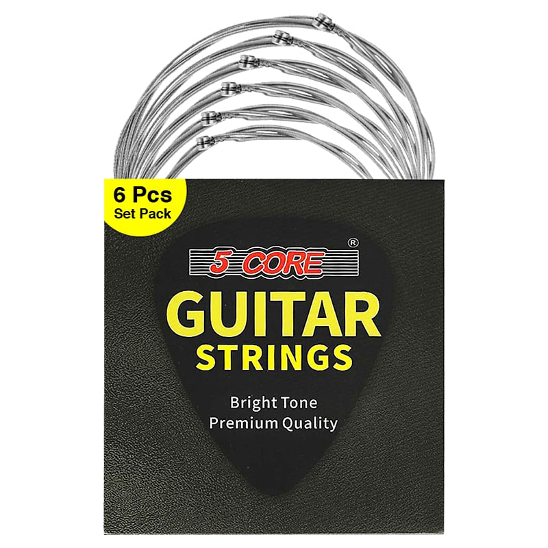 5 Core Guitar strings 6 Pieces Nickel Acoustic Electric | Reverb