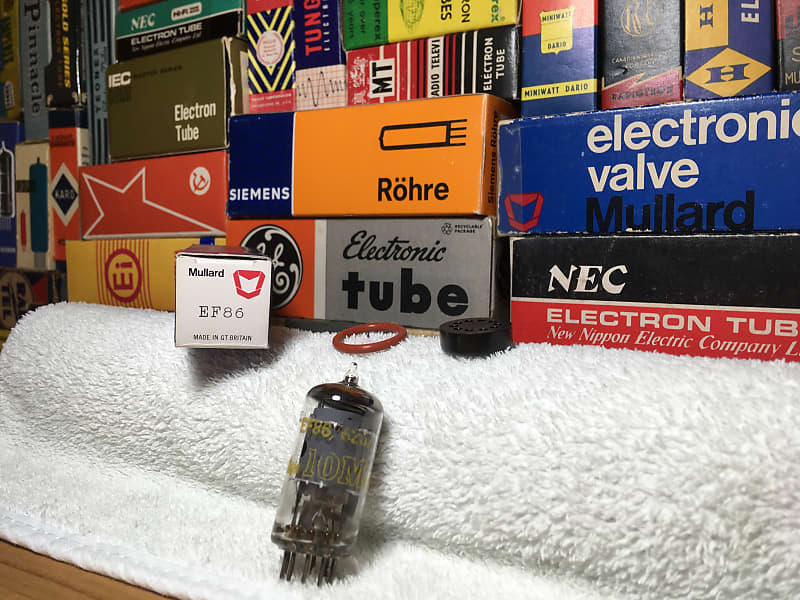1x MasterSeries 10M Mullard EF86 6267 Tube (Z729 CV4085) | Reverb UK
