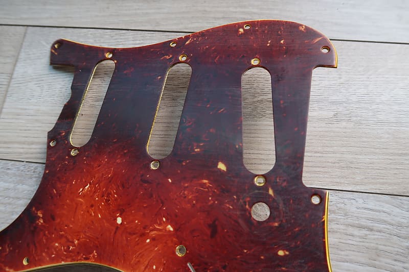 Left Handed 60's Fender Stratocaster Pickguard Celluloid | Reverb