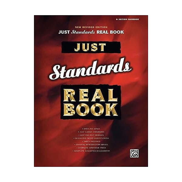 Just Standards Real Book: B Flat Edition Fakebook Alfred | Reverb