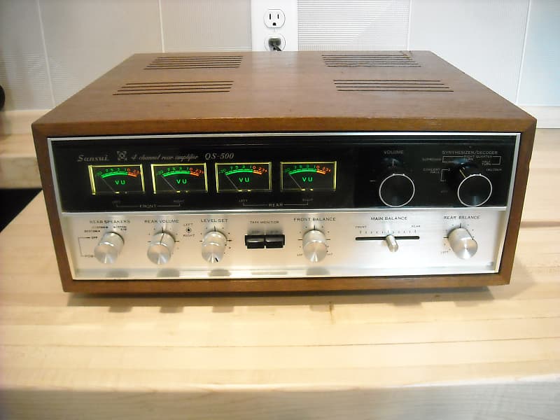 Sansui QS-500 1971 - Wood | Reverb